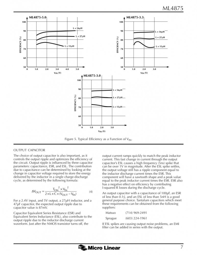 ML4875 datasheet page 8