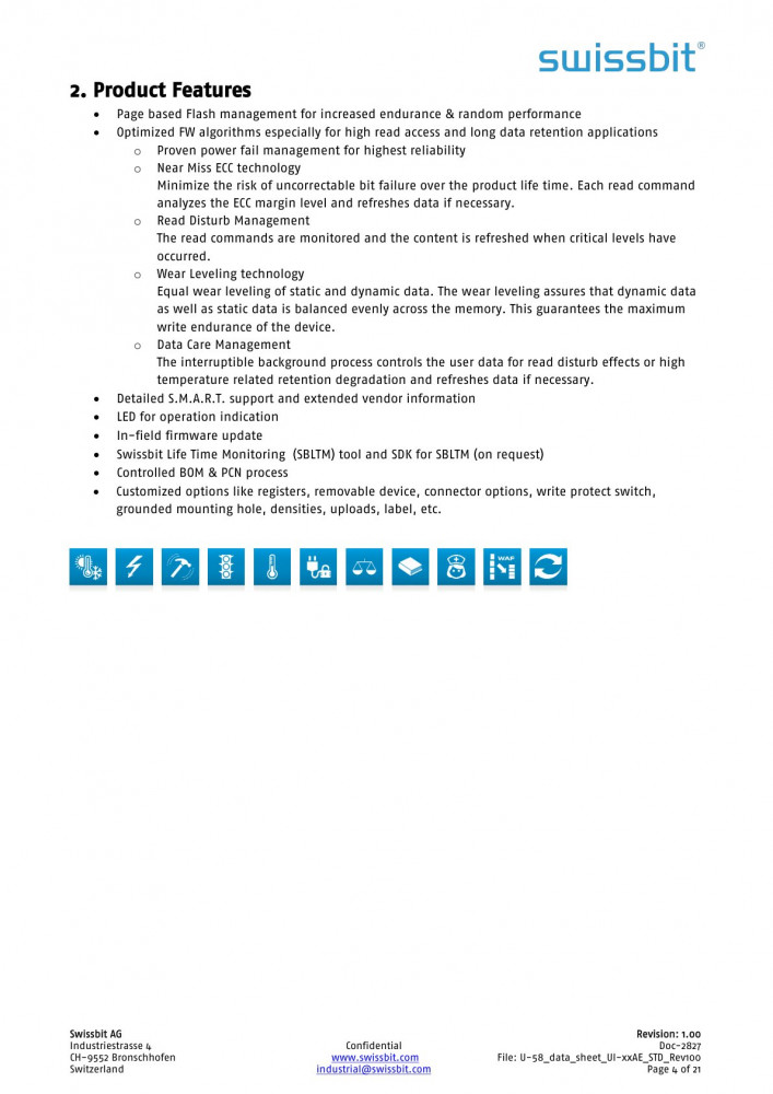 U-58 product datasheet page 4