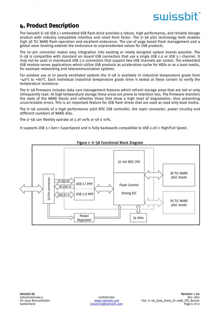 U-58 product datasheet page 6