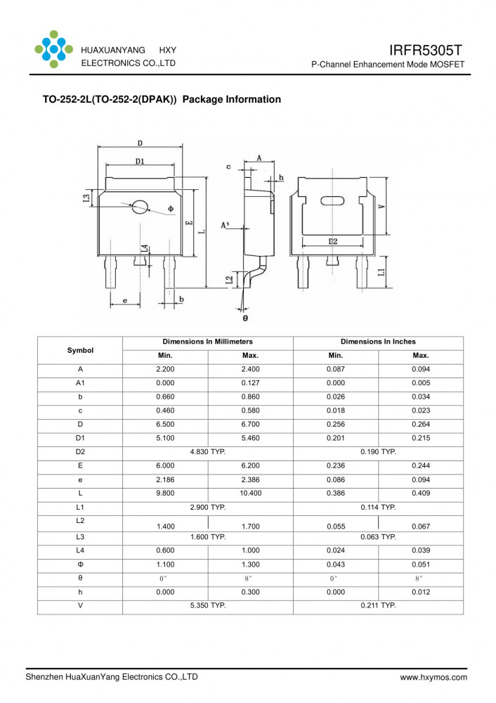 IRFR5305T datasheet page 6