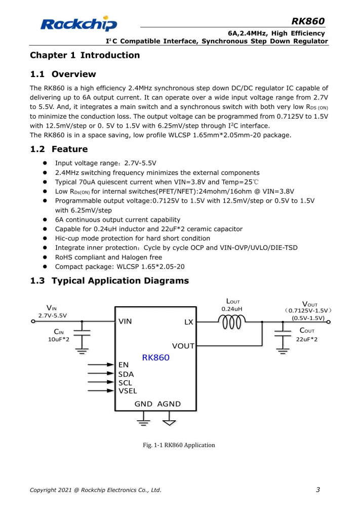 RK860 datasheet page 3