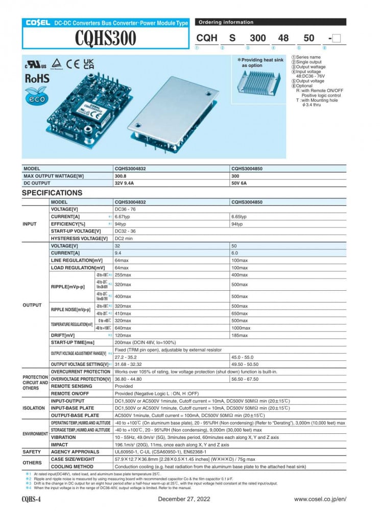 CQHS series datasheet page 4