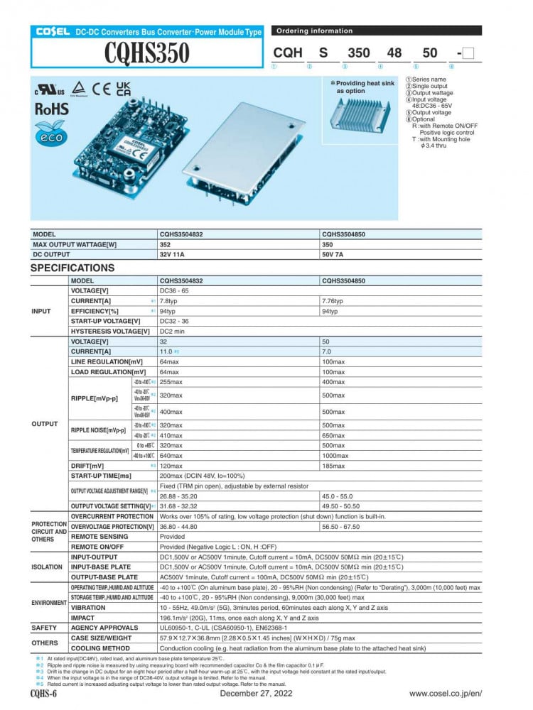 CQHS series datasheet page 6