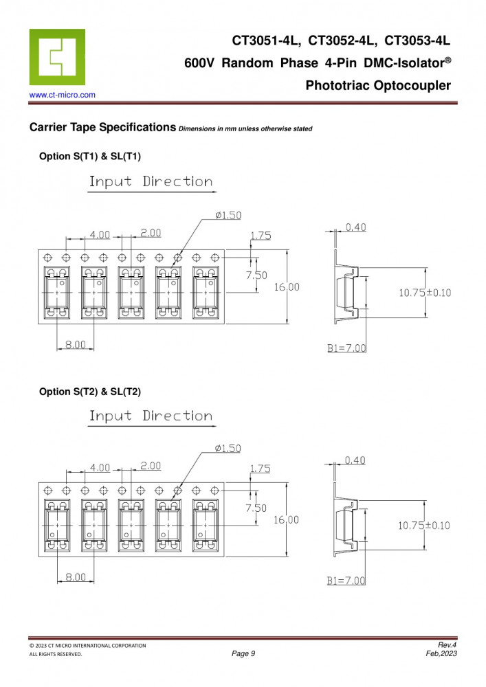 CT3051 datasheet page 9