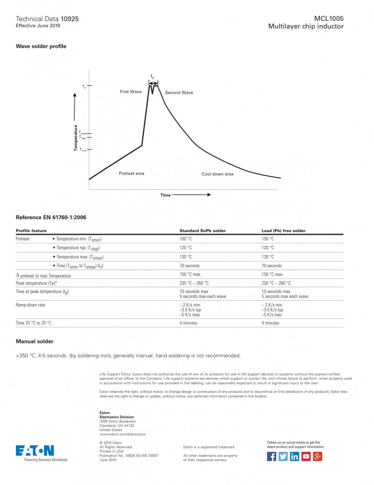 EATON MCL1005 datasheet page 6
