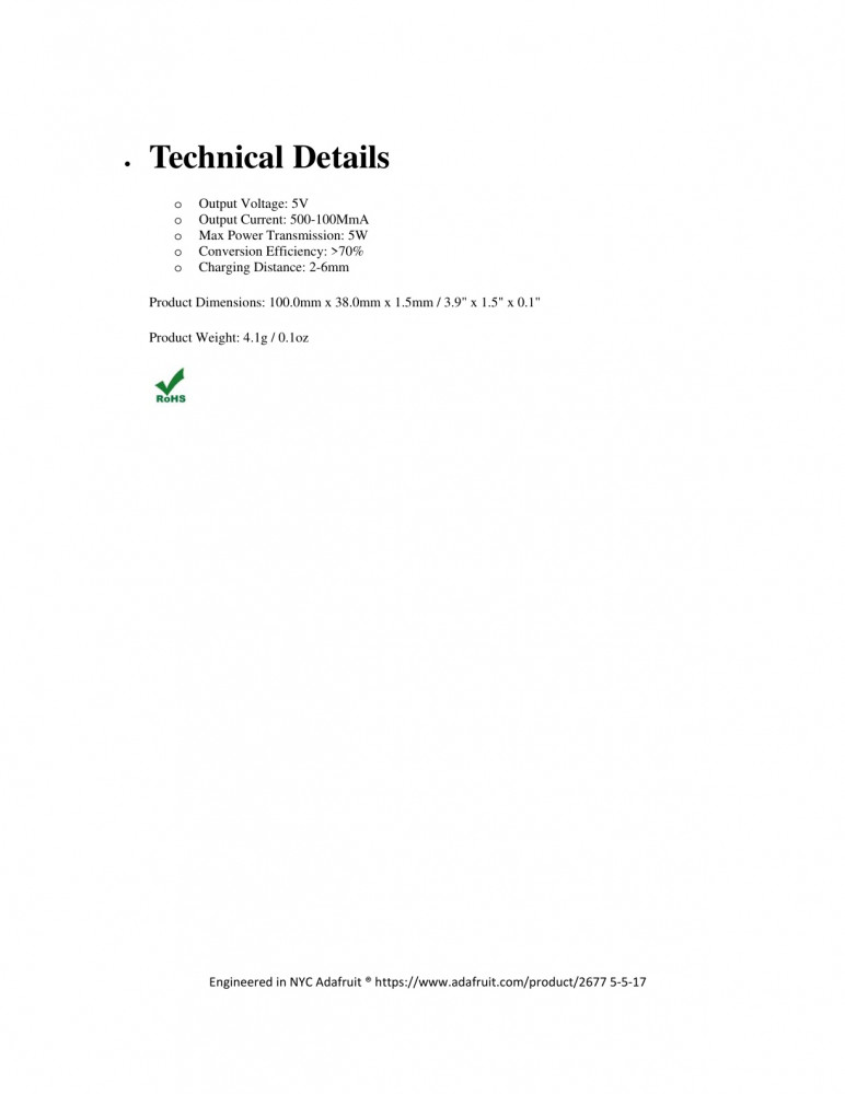Adafruit 2677 technical document page 2