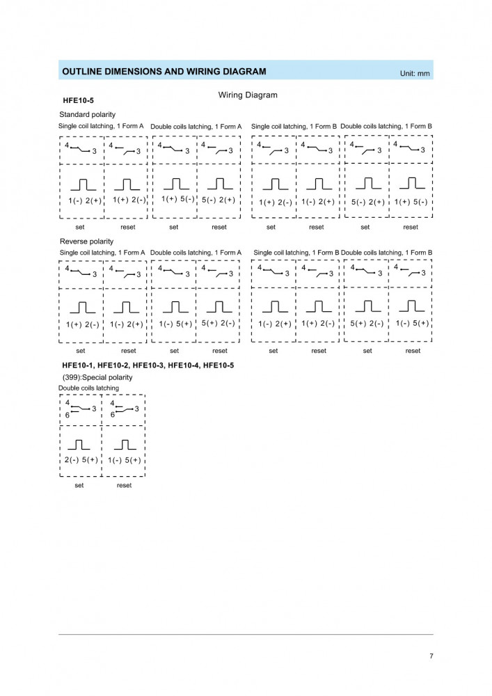 HFE10 relay datasheet page 7
