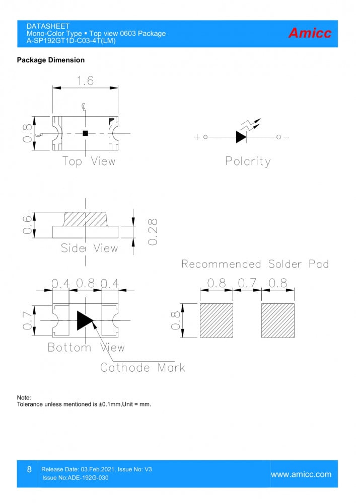 A-SP192GT1D-C03-4T(LM) datasheet page 8