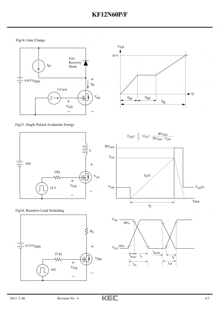KF12N60F-U/PS datasheet page 6