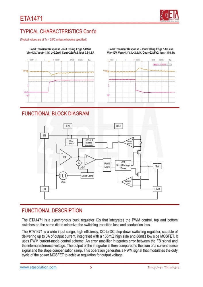 ETA1471 datasheet page 5