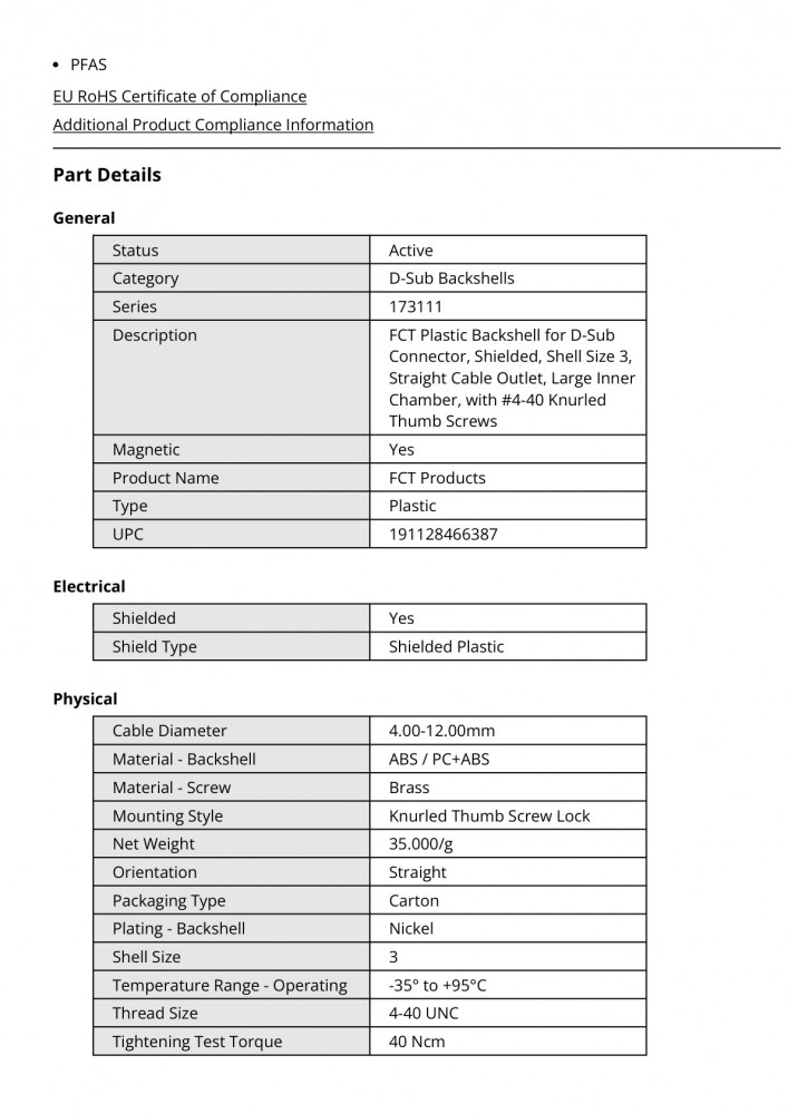 MOLEX 1731110364 drawing page 2