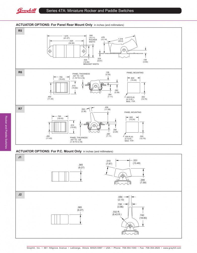 Grayhill Series 47A documentation page 3