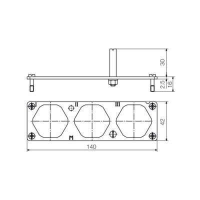WEIDMULLER 1103780000 Heavy Duty Connector Frame for sale
