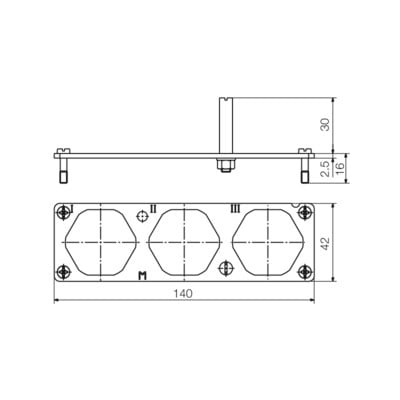 WEIDMULLER 1103780000 Heavy Duty Connector Frame for sale