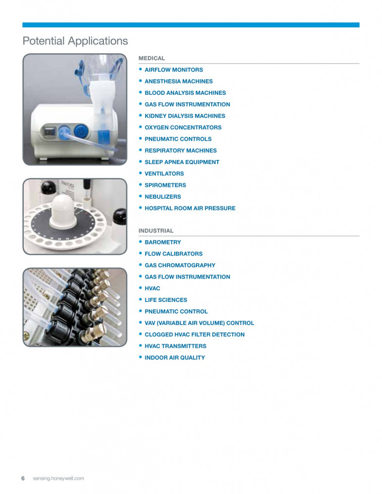 Honeywell SSC datasheet page 6