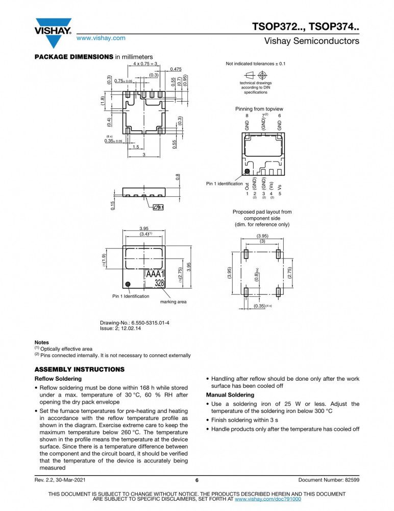 TSOP37236TT1 datasheet page 6