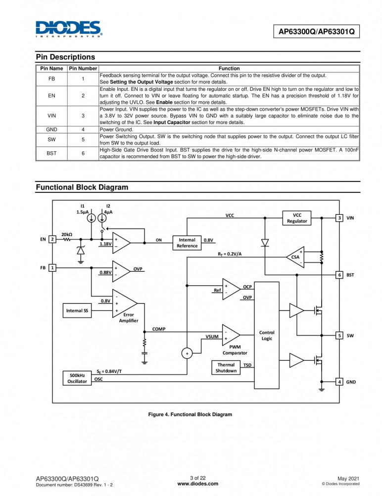 AP63300QWU-7 datasheet page 3