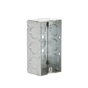 4 in. x 2 in. Handy Box, Welded, 1-1/2 in. Deep, Eleven 1/2 in. KO's for sale