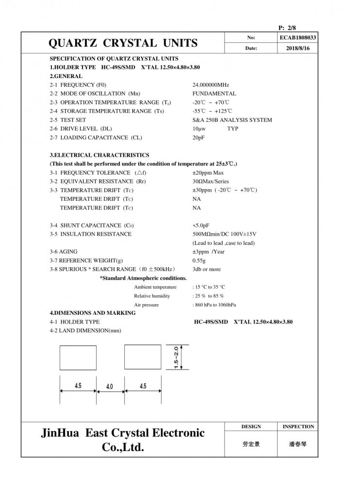 C24000J220 specification page 3