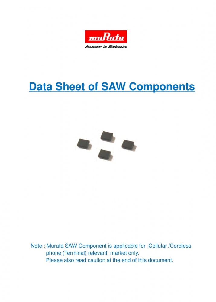 SAFFB1G84FC0F0AR1X datasheet page 1