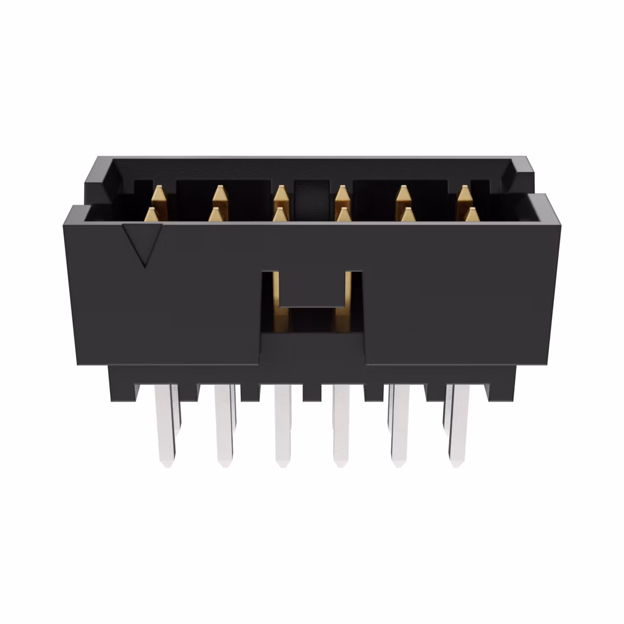 2.00mm Pitch, Milli-Grid PCB Header, Dual Row, Vertical, Through Hole, Shrouded, 12 Circuits, 0.38µm Gold (Au) Plating, 3.50mm Tail Length, Dual Side Slots, Center Friction Lock, Tube for sale