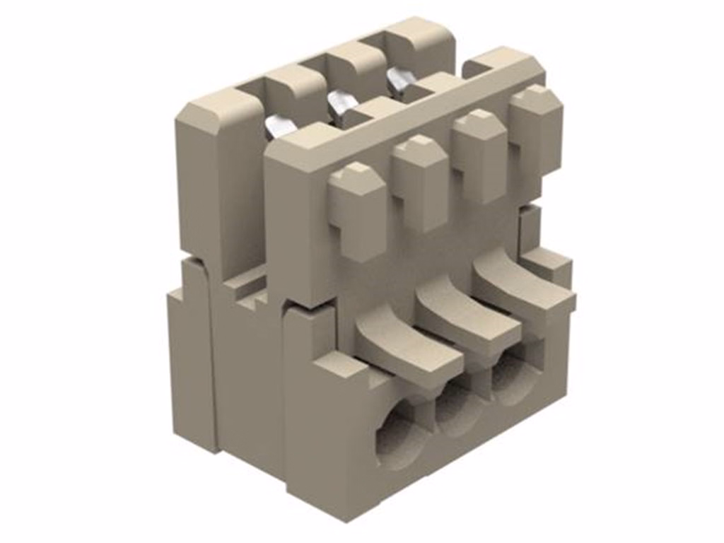 5.00mm Appli-Mate RAST 2.5 IDT Housing, Direct/Indirect, Female, 4 Circuits, Position Keys A, B, D, E, & G Removed