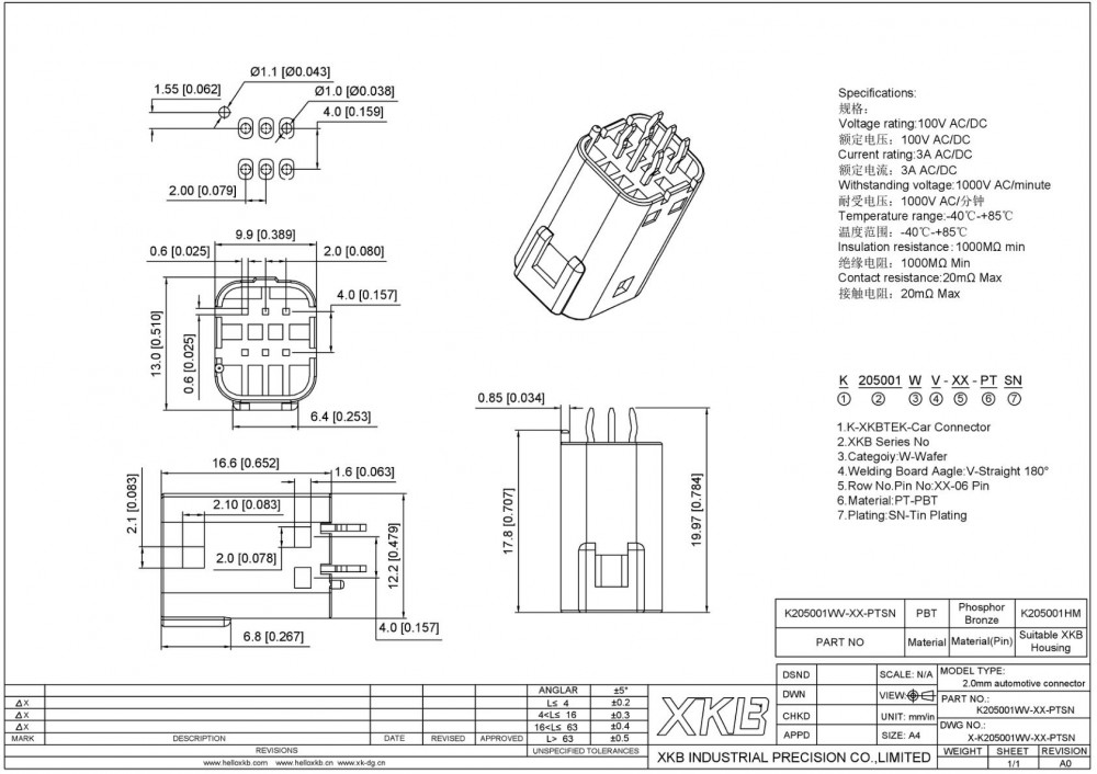 K205001WV-08-PTSN technical document page 4