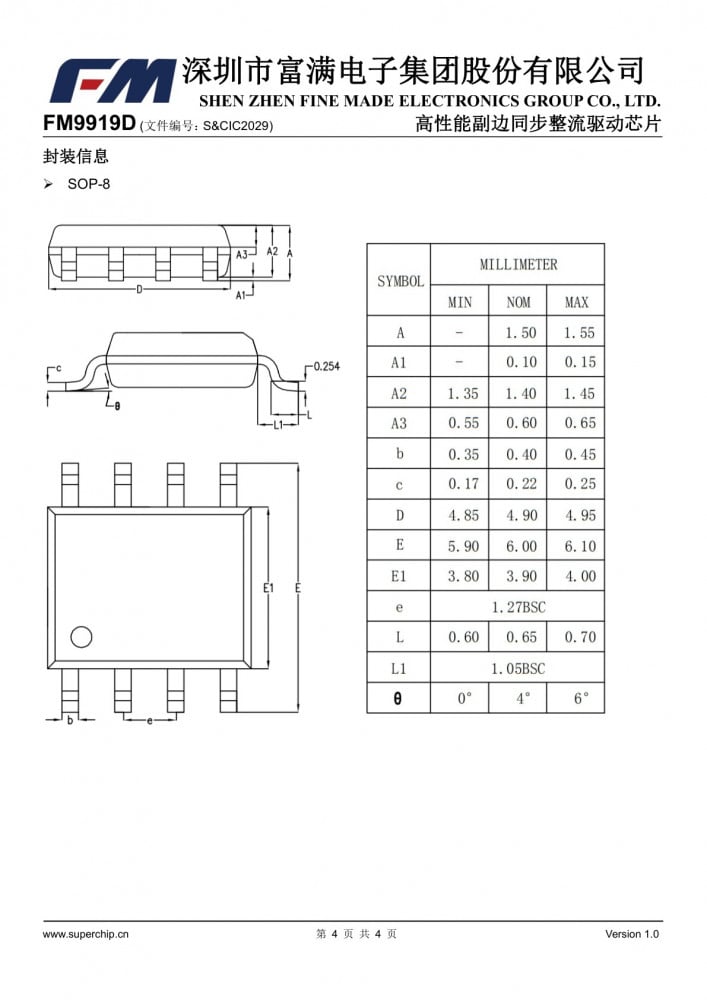 FM9919D datasheet page 4