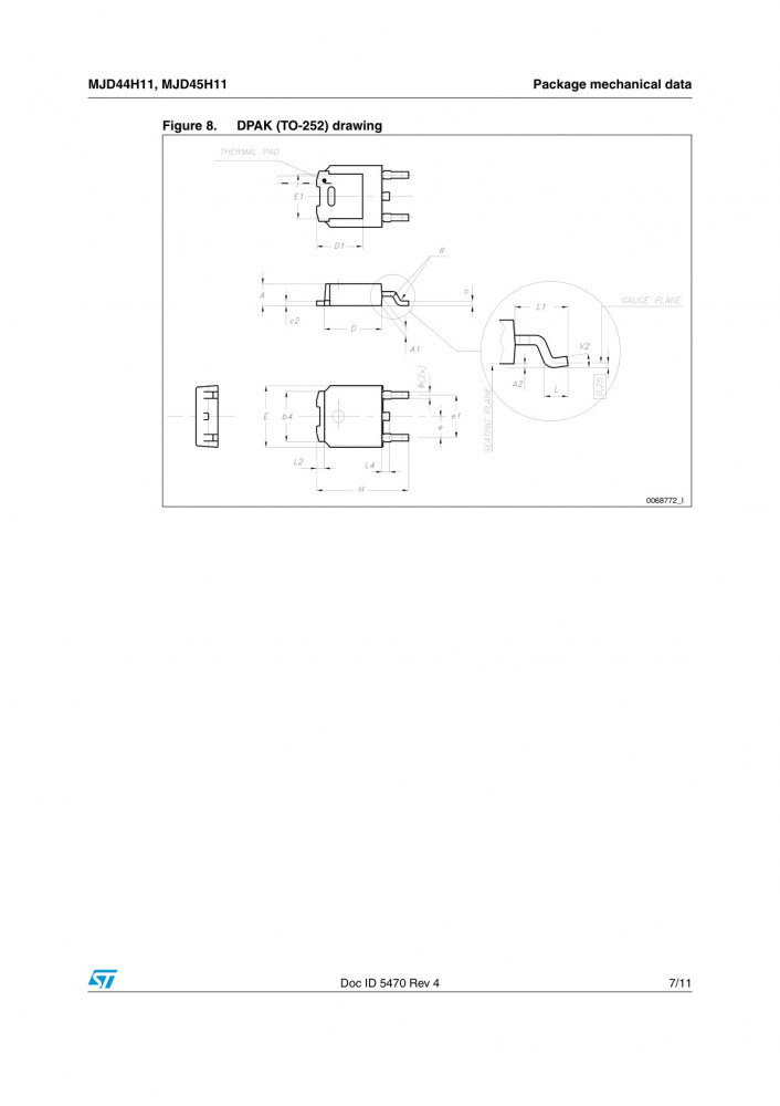 MJD44H11T4 datasheet page 7