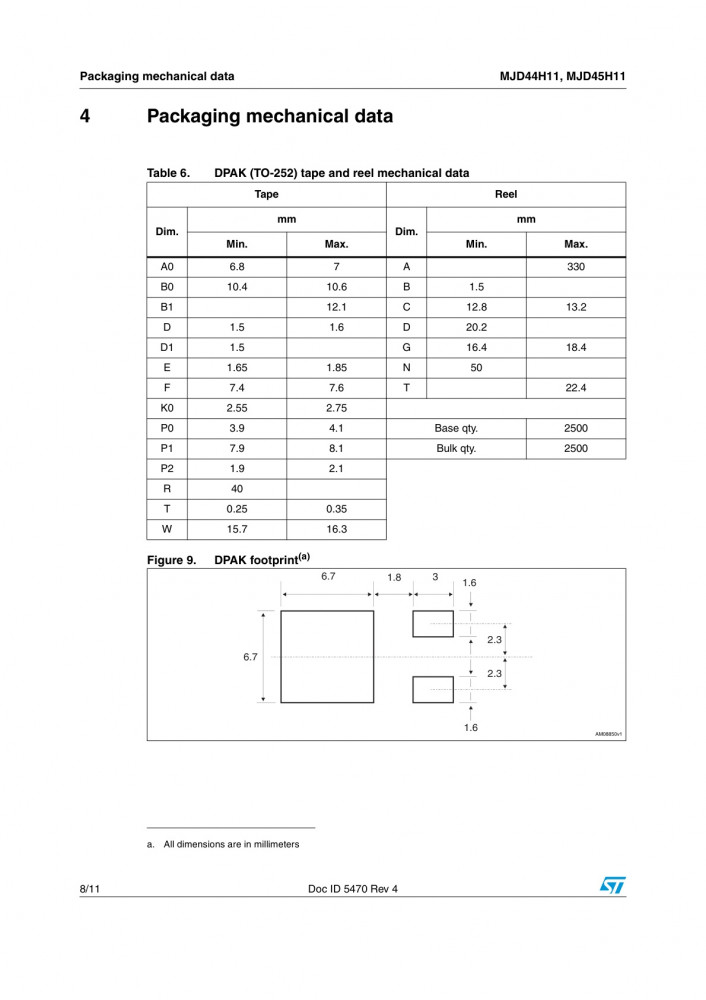 MJD44H11T4 datasheet page 8