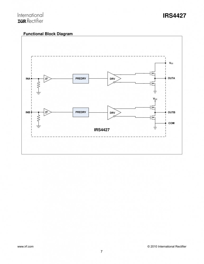 IRS4427PBF datasheet page 7