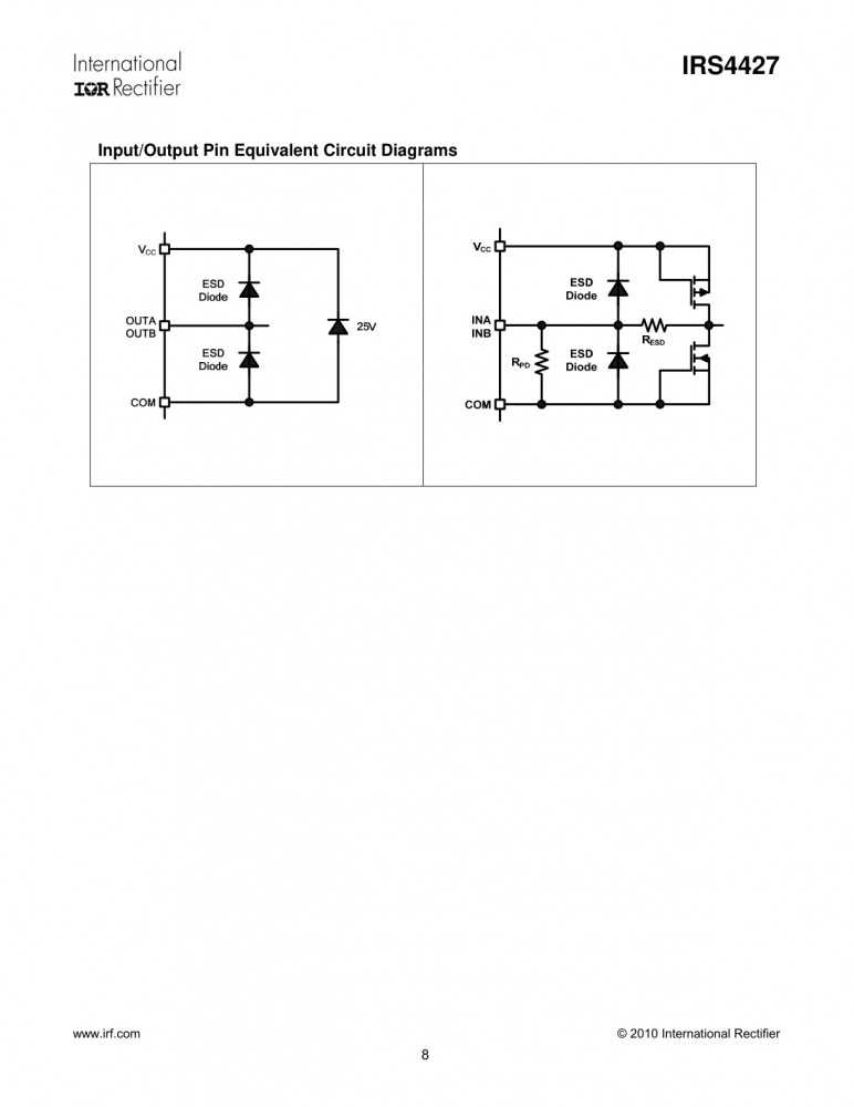 IRS4427PBF datasheet page 8