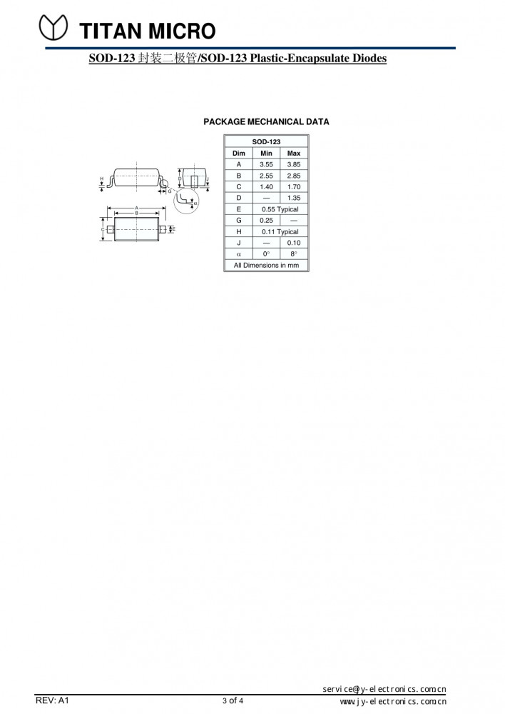 B5819WX datasheet page 3