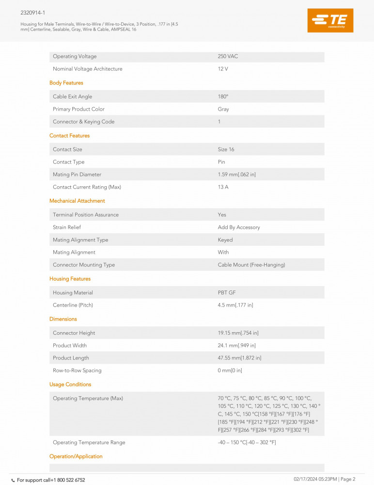 2320914-1 technical document page 2