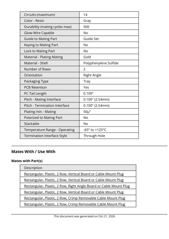 WTB14SOR7SY technical document image, page 2