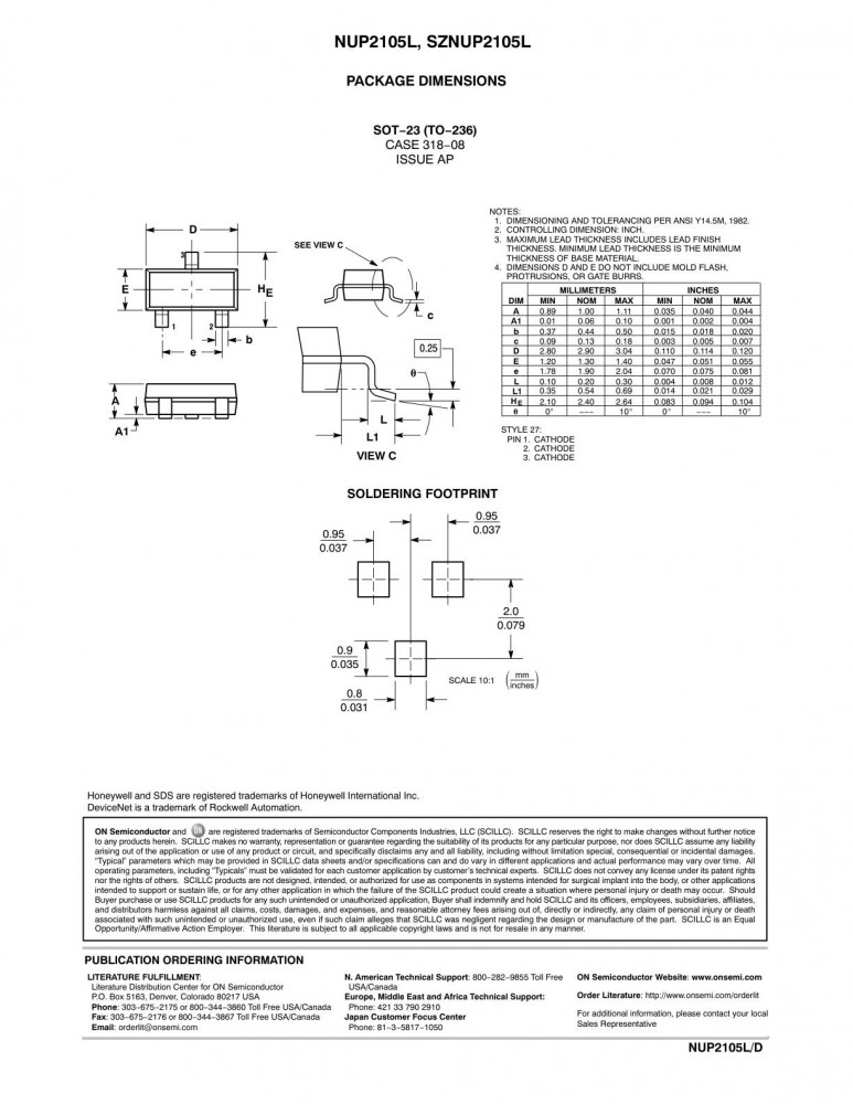 NUP2105LT1G datasheet page 7