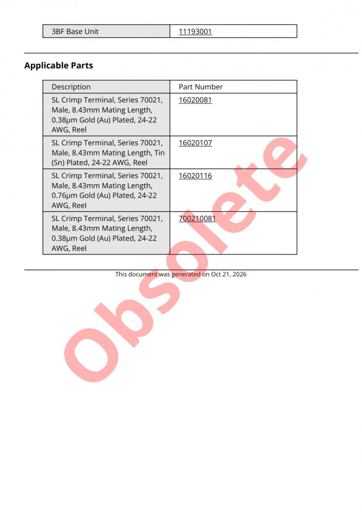 Molex tooling document page 3