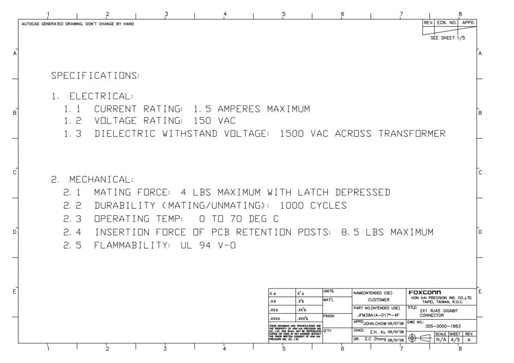FOXCONN JFM38A1A-0175-4F document page 4