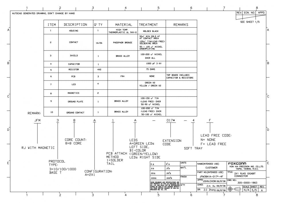 FOXCONN JFM38A1A-0175-4F document page 5