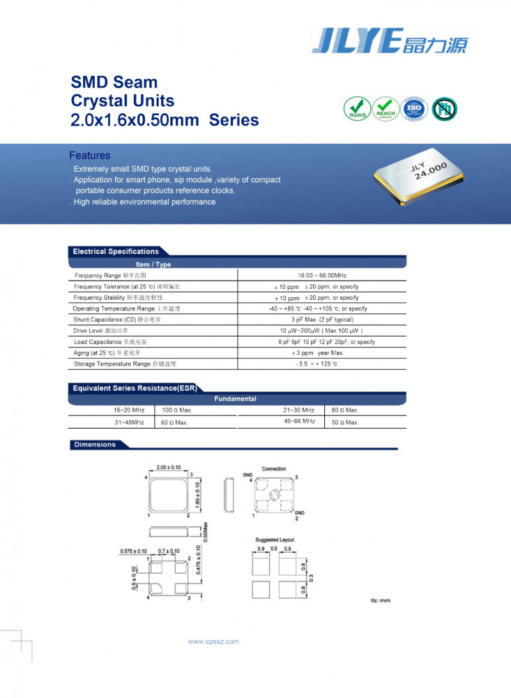 Y201616MFBCX technical document