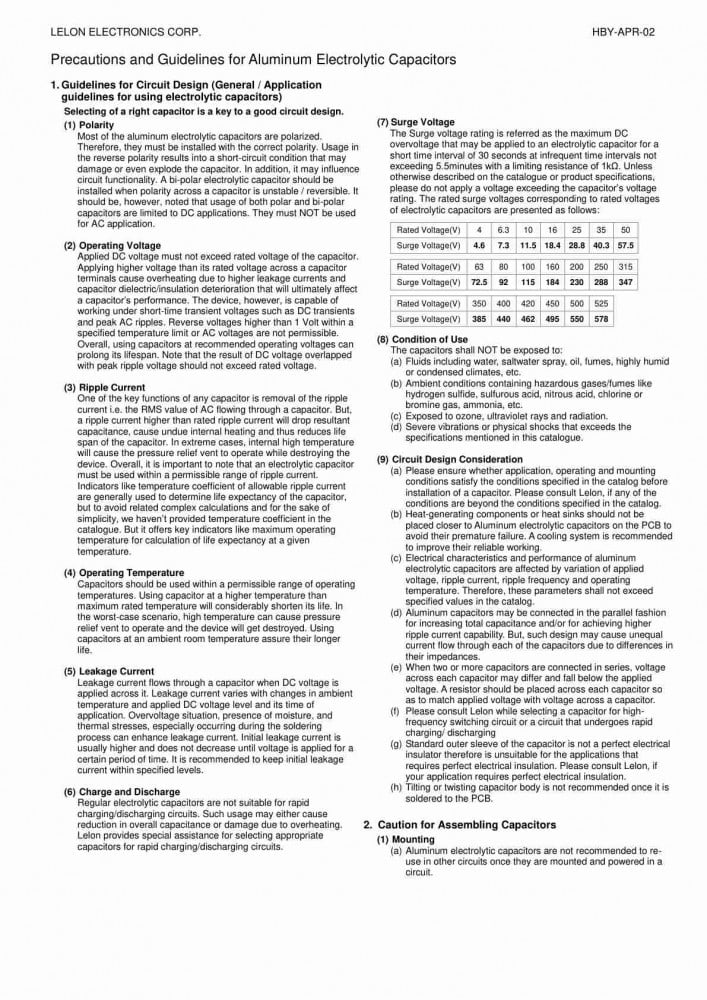 HBY271M1VTT-1010K specification page 10