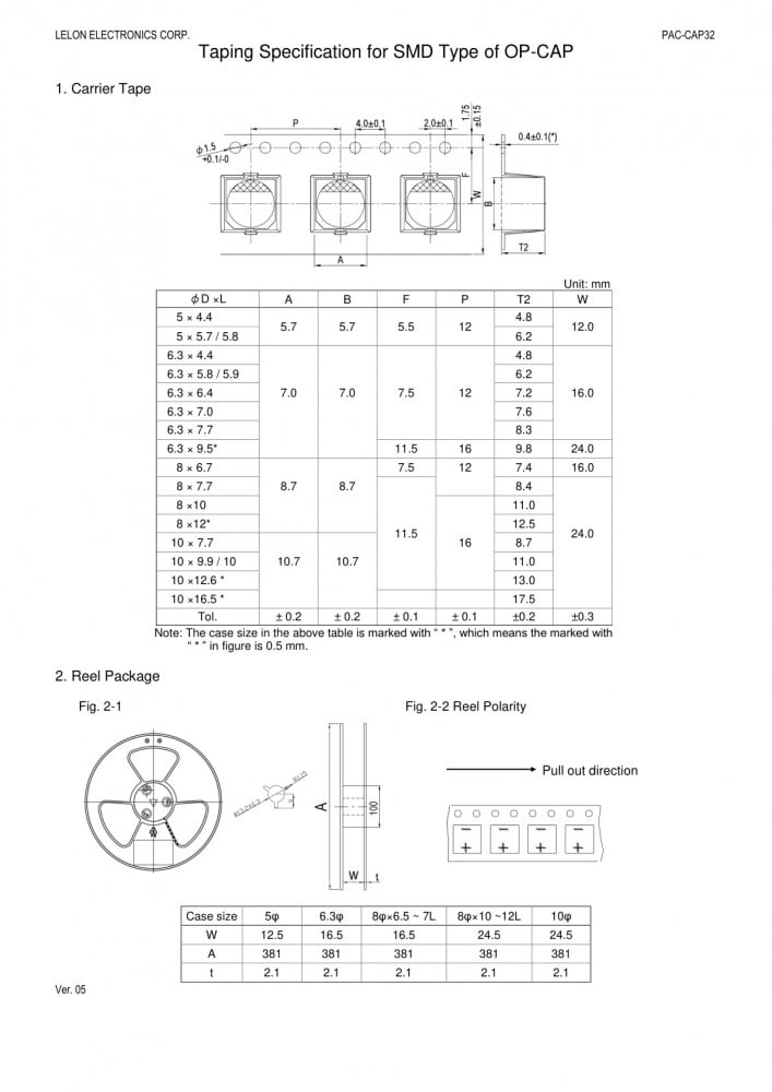 HBY271M1VTT-1010K specification page 5