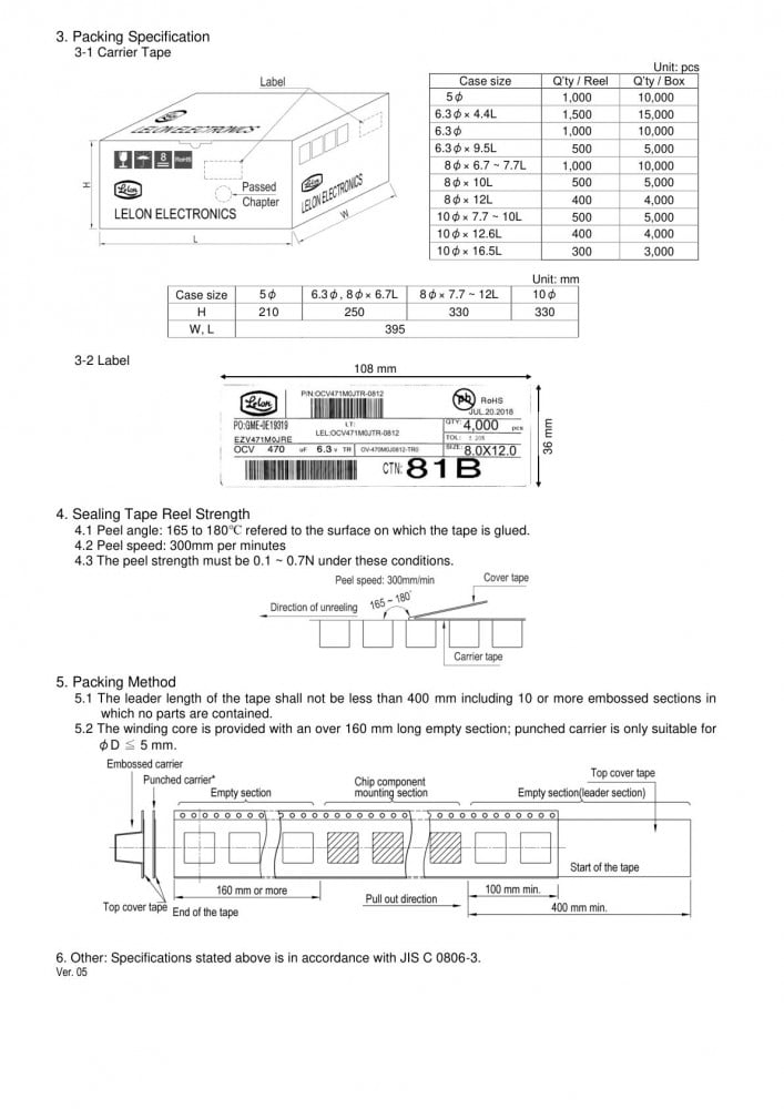 HBY271M1VTT-1010K specification page 6