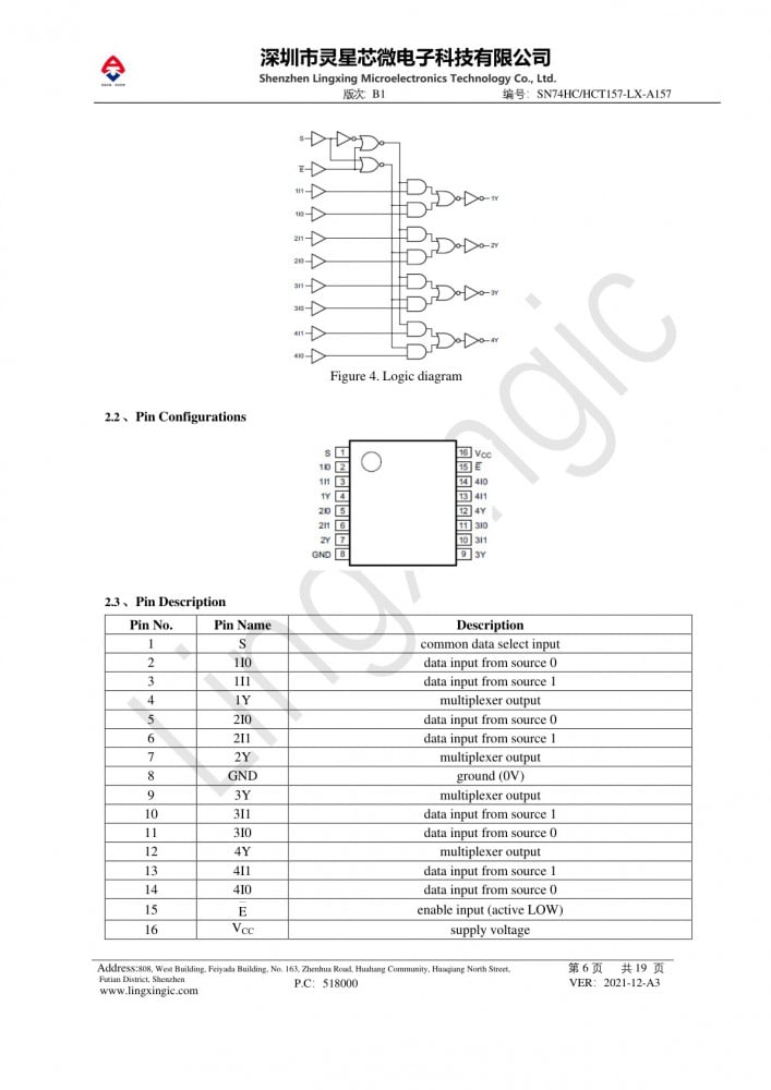 SN74HC157DR(LX) datasheet page 6