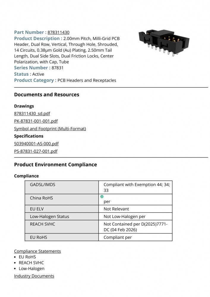 878311430 technical document image, page 1