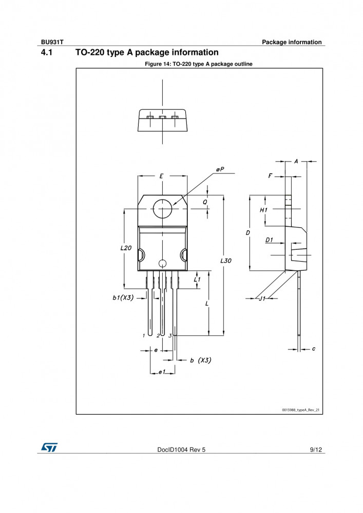 BU931T datasheet page 9