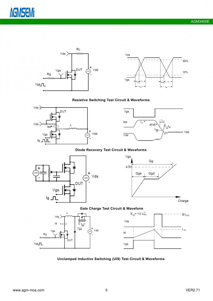 AGM3400E datasheet page 5