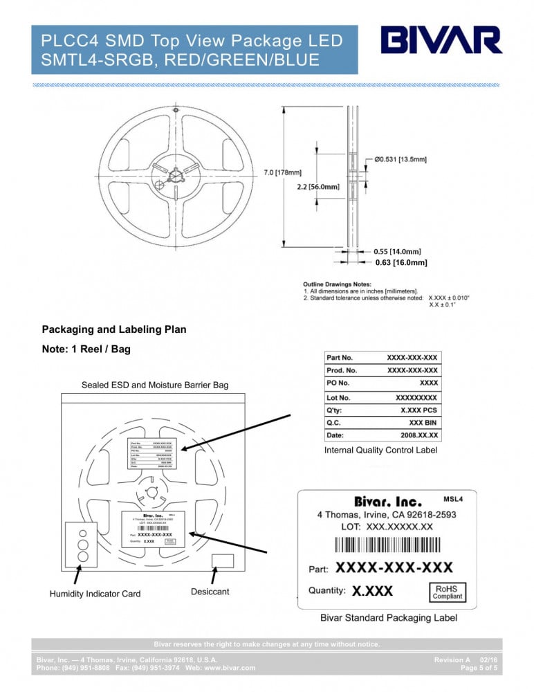 SMTL4-SRGB datasheet page 5