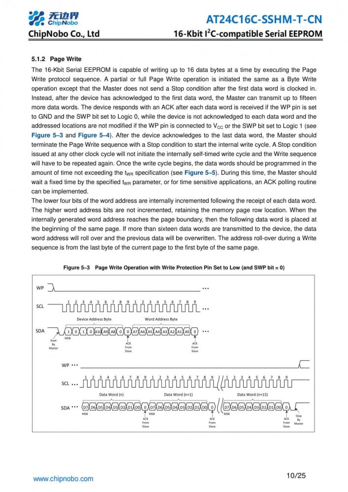 AT24C16C-SSHM-T-CN datasheet page 10