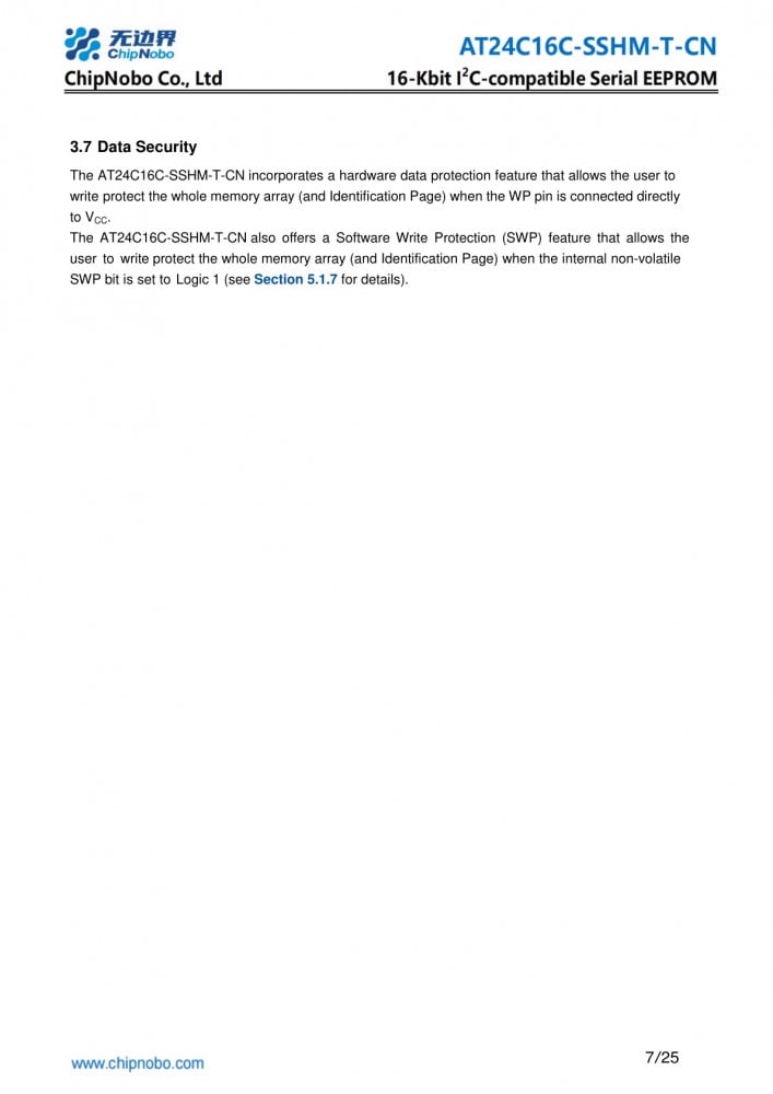 AT24C16C-SSHM-T-CN datasheet page 7